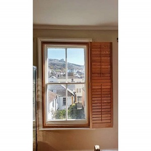 NATURAL WOOD SHUTTERS FOR WINDOWS AND DOORS HOME & OFFICE INTERIORS